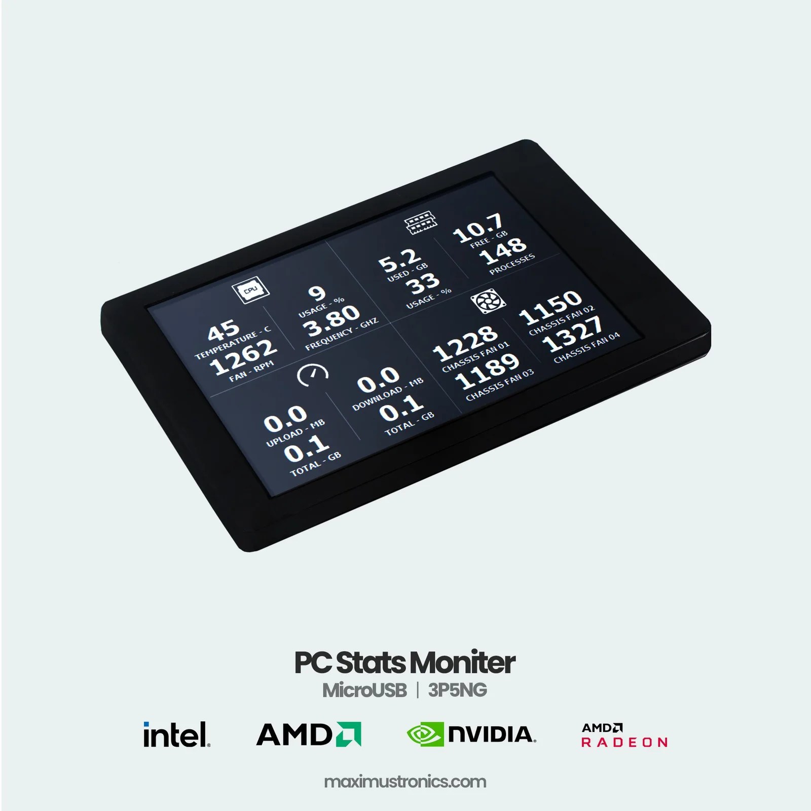 3.5in USB display for pc hardware monitering or check performance