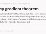 Policy Gradient Theorem