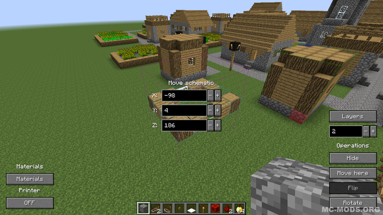 Schematica Mod (1.12.2, 1.10.2) — Save and Load your Builds – MC-Mods.org