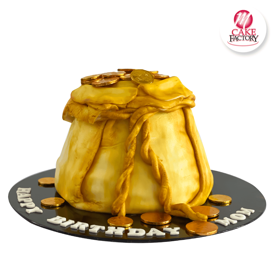 Coins Birthday Cake (2kg) | M Cake Factory