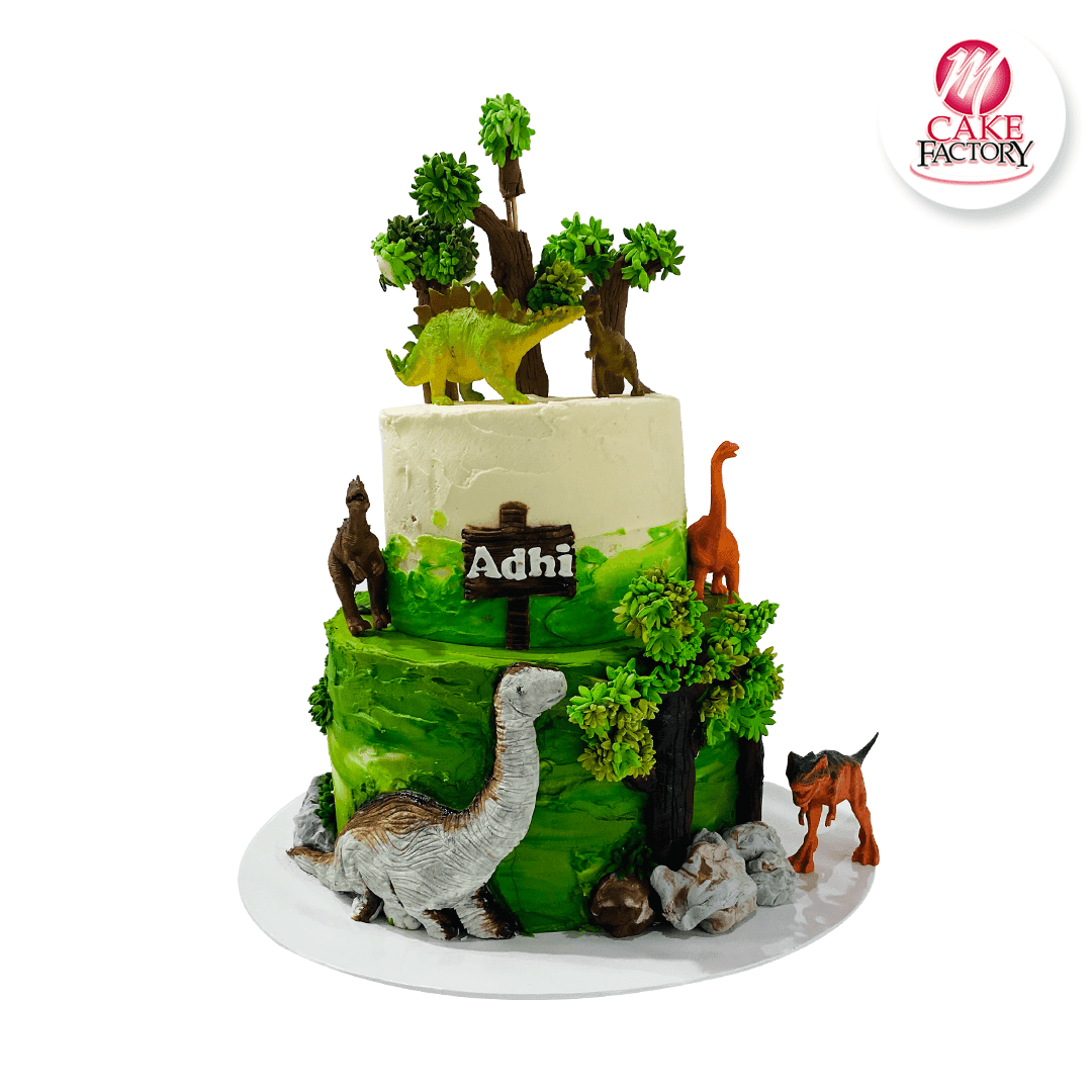 Dinosaurs Birthday Cake (1.6kg) | M Cake Factory