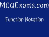 Function Notation Mcqexams