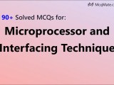 90 Microprocessor And Interfacing Technique Solved Mcqs With Pdf Download