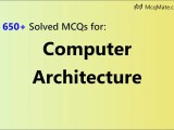 650 Computer Architecture Solved Mcqs With Pdf Download
