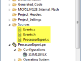 Processor Expert Maintained Files Mcu On Eclipse