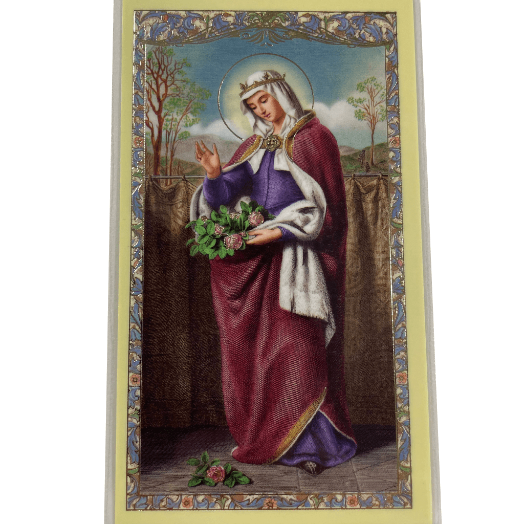 St. Elizabeth Laminated Holy Card – Maison de Marie, LLC