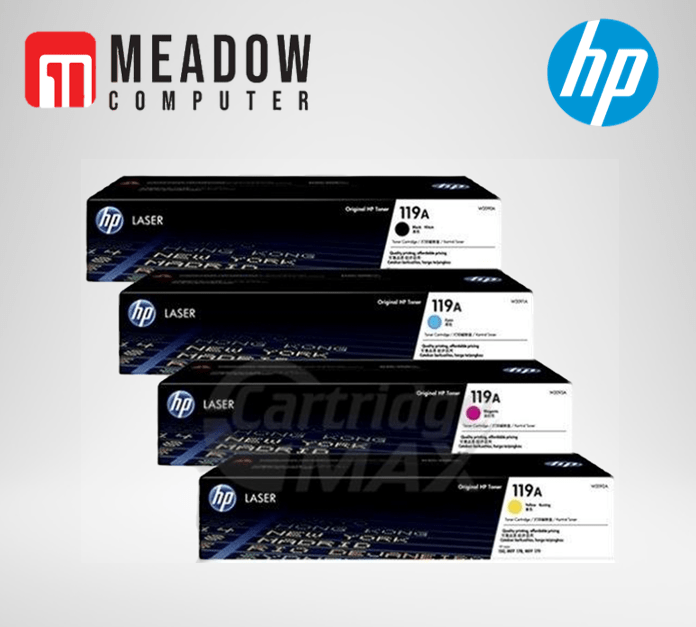 HP 119A Black / Cyan / Magenta / Yellow Original Laser Original Toner ...