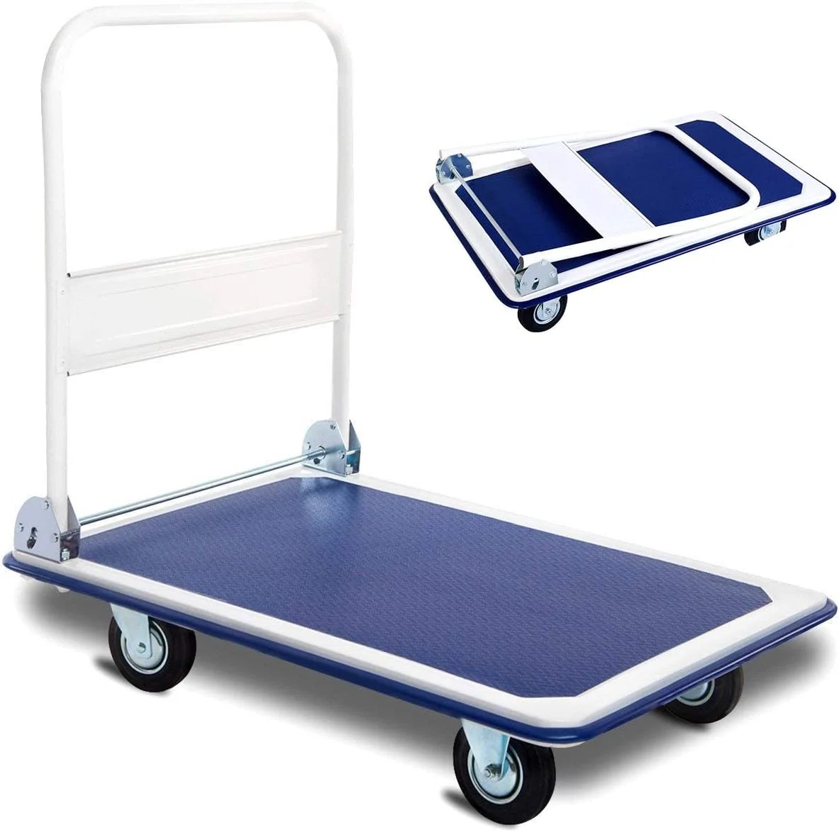 Plataforma De Carga Plegable Hasta 300 Kg Carro De Transporte Con