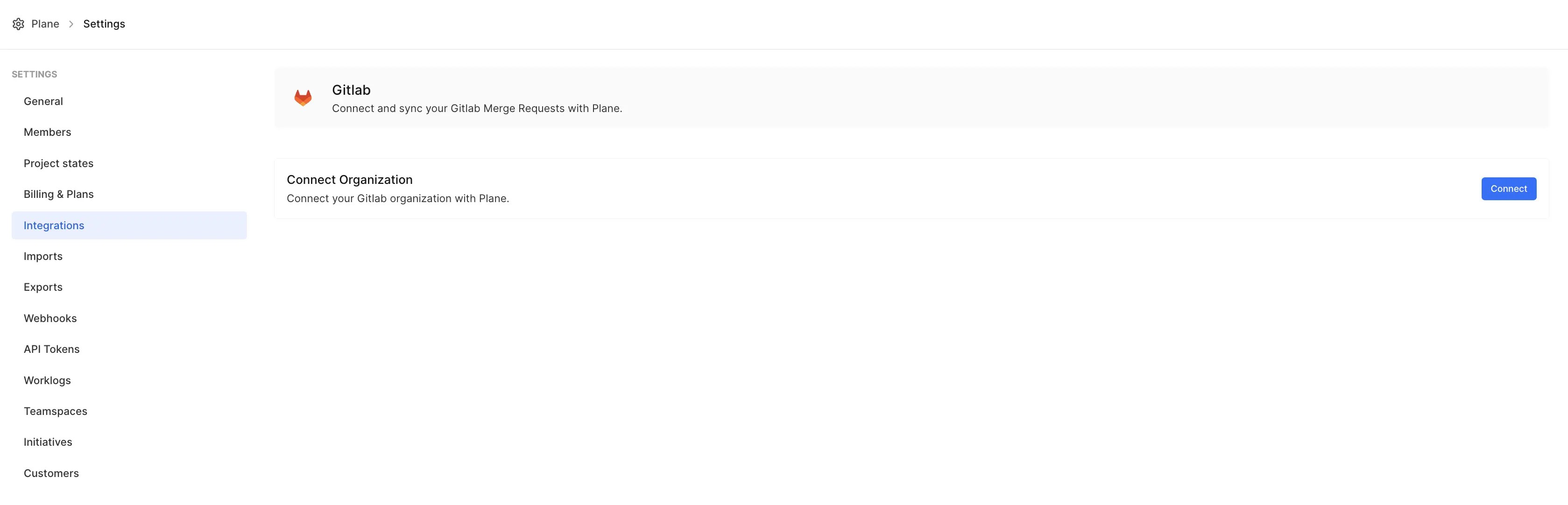 Integrate Gitlab To Sync Repositories With Projects Plane