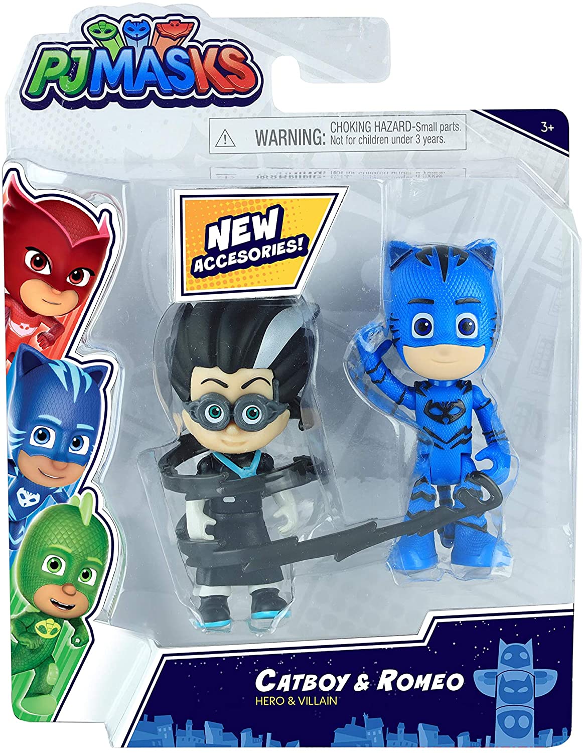 Coffret De 2 Figurines Pj Mask Les Pyjamasque Yoyo Et Romeo Au Meilleur