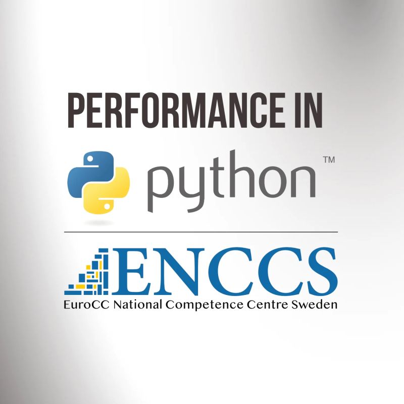 Enccs High Performance Data Analytics In Python - Ultra HD Geometric Design - Ultra HD