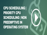 15 Cpu Scheduling Priority Cpu Scheduling Non Preemptive In