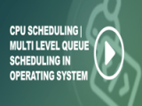 28 Cpu Scheduling Multi Level Queue Scheduling In Operating System