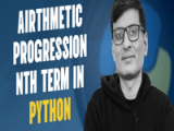 Arithmetic Progression Nth Term In Python Geeksforgeeks Videos