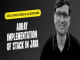 Array Implementation Of Stack In Java Geeksforgeeks Videos