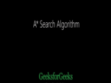 A Search Algorithm Geeksforgeeks Videos