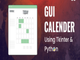 Build Your Own Gui Calendar With Tkinter In Python Python Projects