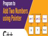 C Program To Add Two Numbers Using Pointer Geeksforgeeks Videos