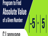 C Program To Find Absolute Value Of A Given Number Geeksforgeeks Videos