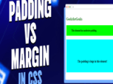 Css Padding Vs Margin Geeksforgeeks Videos