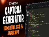 Captcha Generator Using Html Css And Javascript Geeksforgeeks Videos
