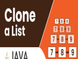 Java Program To Clone A List Geeksforgeeks Videos
