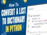 Convert A List To Dictionary Python Geeksforgeeks Videos