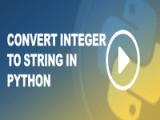 Convert Integer To String In Python Geeksforgeeks Videos