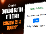 Create A Download Button With Timer In Html Css And Javascript