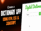 Create A Dictionary App Using Html Css And Javascript Geeksforgeeks