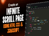 Create An Infinite Scroll Page Using Html Css Javascript
