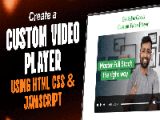 Custom Video Player Using Html Css And Javascript Geeksforgeeks Videos