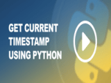 Get Current Timestamp Using Python Geeksforgeeks Videos