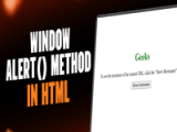 Html Dom Window Alert Method Geeksforgeeks Videos
