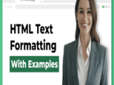 Html Text Formatting In Web Development Geeksforgeeks Videos