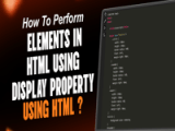 Hide Elements In Html Using Display Property Geeksforgeeks Videos