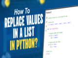 How To Replace Values In A List In Python Geeksforgeeks Videos