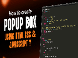 How To Create Popup Box Using Html Css And Javascript