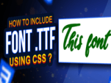 How To Include A Font Ttf Using Css Geeksforgeeks Videos