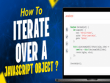 How To Iterate Over A Javascript Object Geeksforgeeks Videos