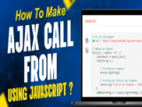 How To Make Ajax Call From Javascript Geeksforgeeks Videos