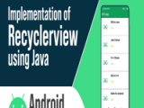 Implementation Of Recyclerview In Android Using Java Geeksforgeeks