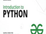 Introduction To Python Sample Video For Python Foundation Course