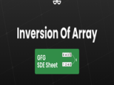 Inversion Of Array Sde Sheet Geeksforgeeks Videos
