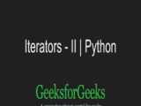 Iterator Functions Part 2 Geeksforgeeks Videos