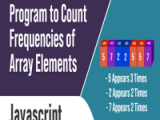 Javascript Program To Count Frequencies Of Array Elements