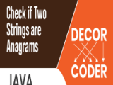 Java Program To Check If Two Strings Are Anagrams Geeksforgeeks Videos
