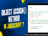 Javascript Object Assign Method Geeksforgeeks Videos