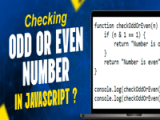 Javascript Program To Check If A Number Is Odd Or Even Geeksforgeeks