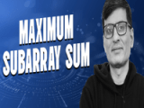Maximum Subarray Sum Geeksforgeeks Videos
